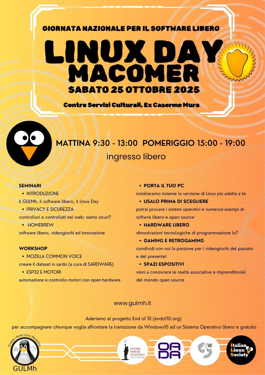 Linux Day 2025 a Macomer – GULMh